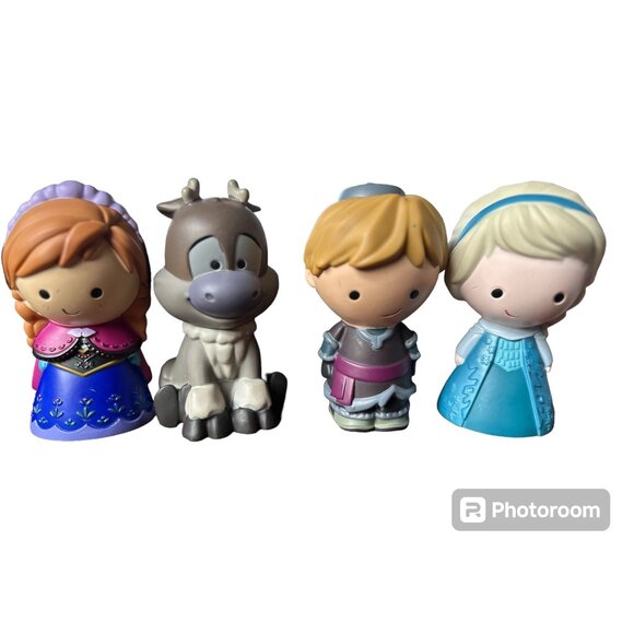 Disney | Toys | Disney Frozen Mini Figures Set Of 4 Elsa Anna Kristoff ...